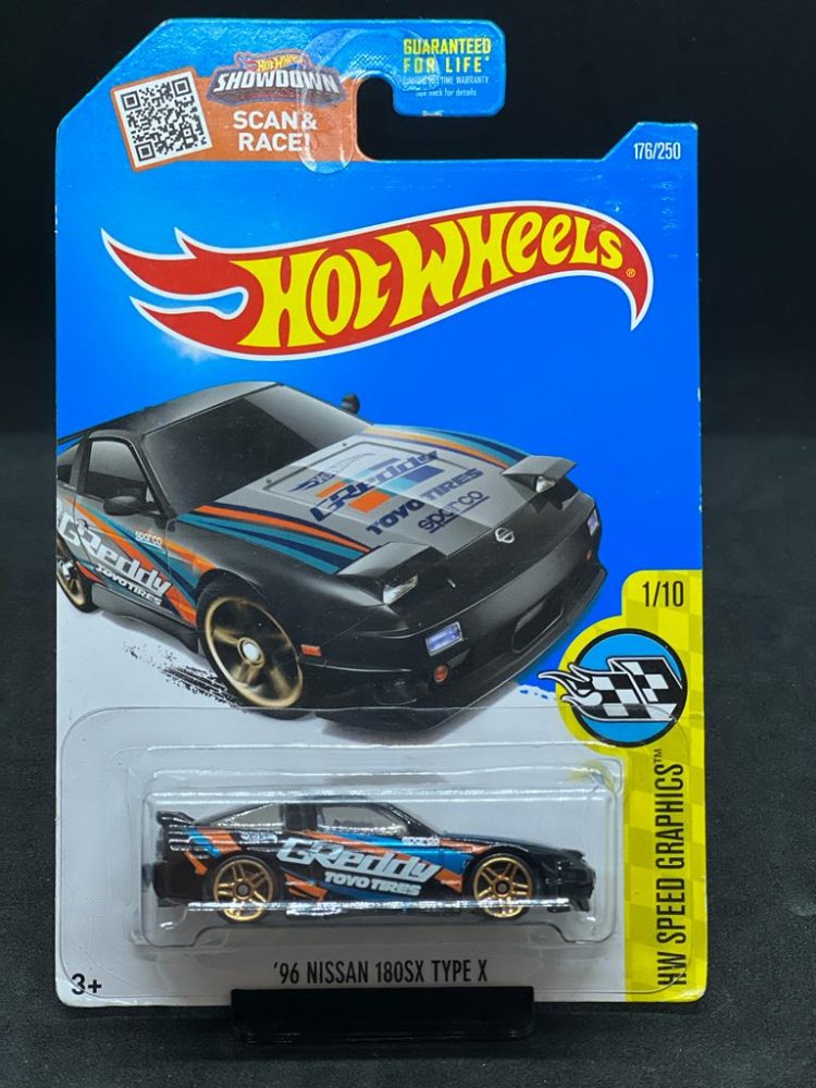Hot Wheels - 96 Nissan 180sx Type X Greddy :: carshoping