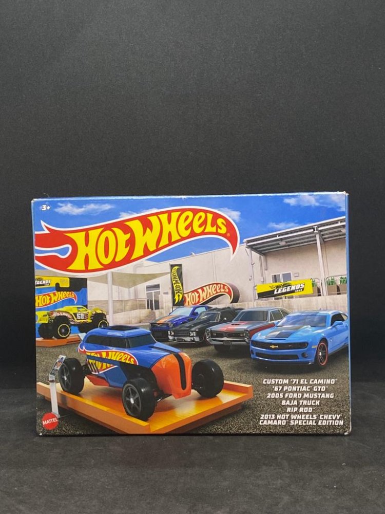 Hot Wheels - LEGENDS BOX - Custom 71 El Camino, 67 Pontiac GTO, 2005 ...